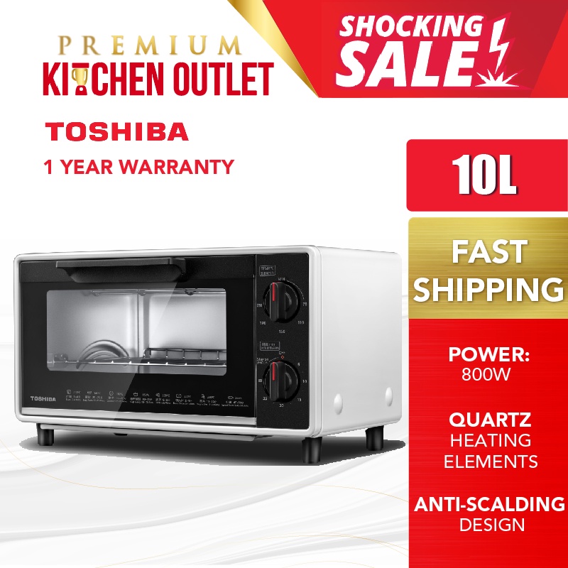 Toshiba 10L Toaster Oven TM-MM10DZF(WH) | 10L MEO-10BDW-BK | Toaster ...