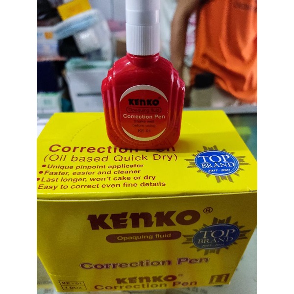 Tip ex Liquid/Correction Pen kenko 01/KE-823(12pcs) | Shopee Malaysia