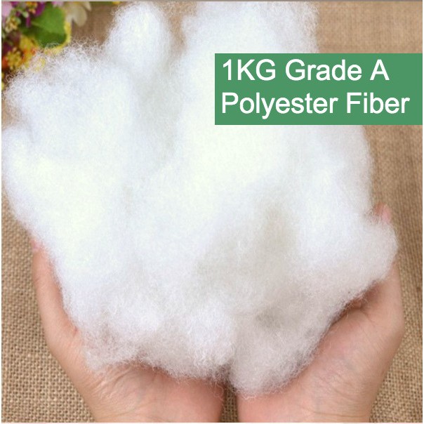 1KG Polyester Fiber Fill Loose Fiber Synthetic Fiber For Pillow Filling ...