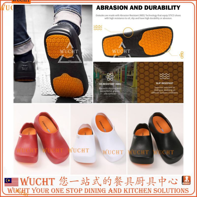 【WUCHT】KOREA CROSS STICO Ultralight EVA Slip Resistance CLOGS shoes ...