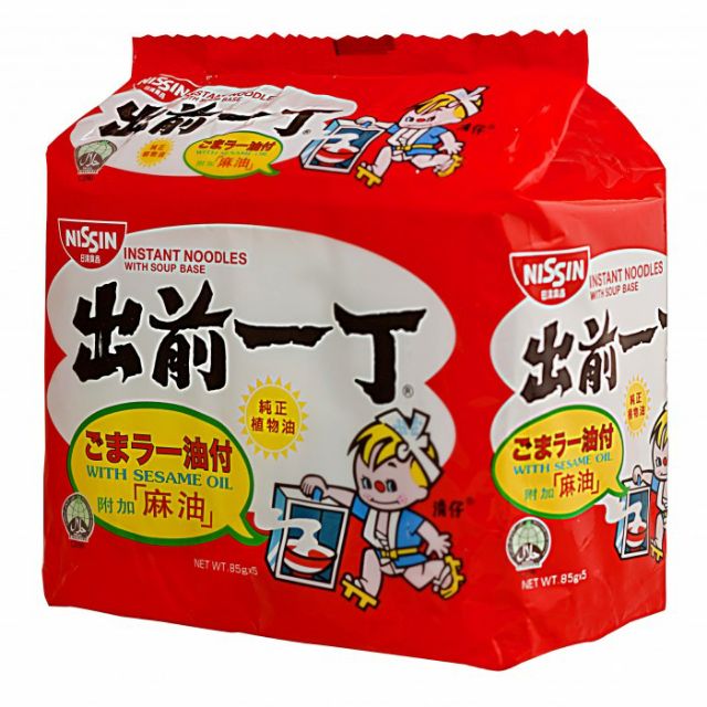 Nissin Mee with sesame oil flavour 出前一丁麻油面 5x81g | Shopee Malaysia