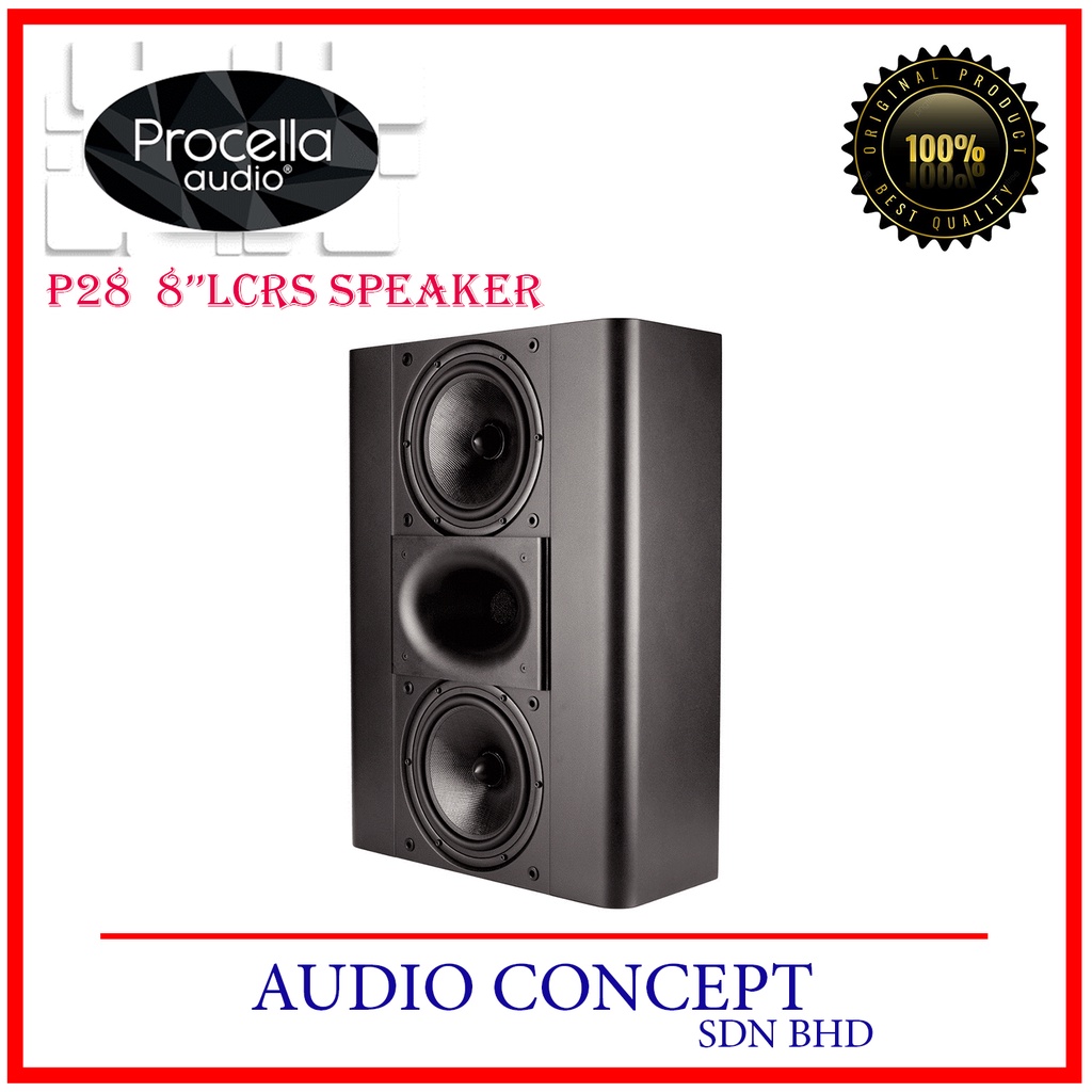 Procella Audio P28 8'' LCRS LoundSpeaker | Shopee Malaysia