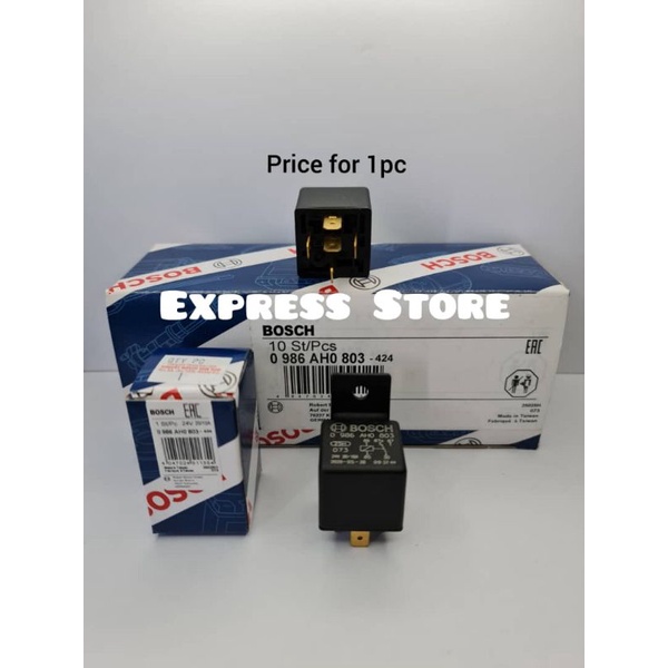 BOSCH Universal Automotive Cars Lorry Truck Mini Relay 24V 20/10A 5 Pin ...