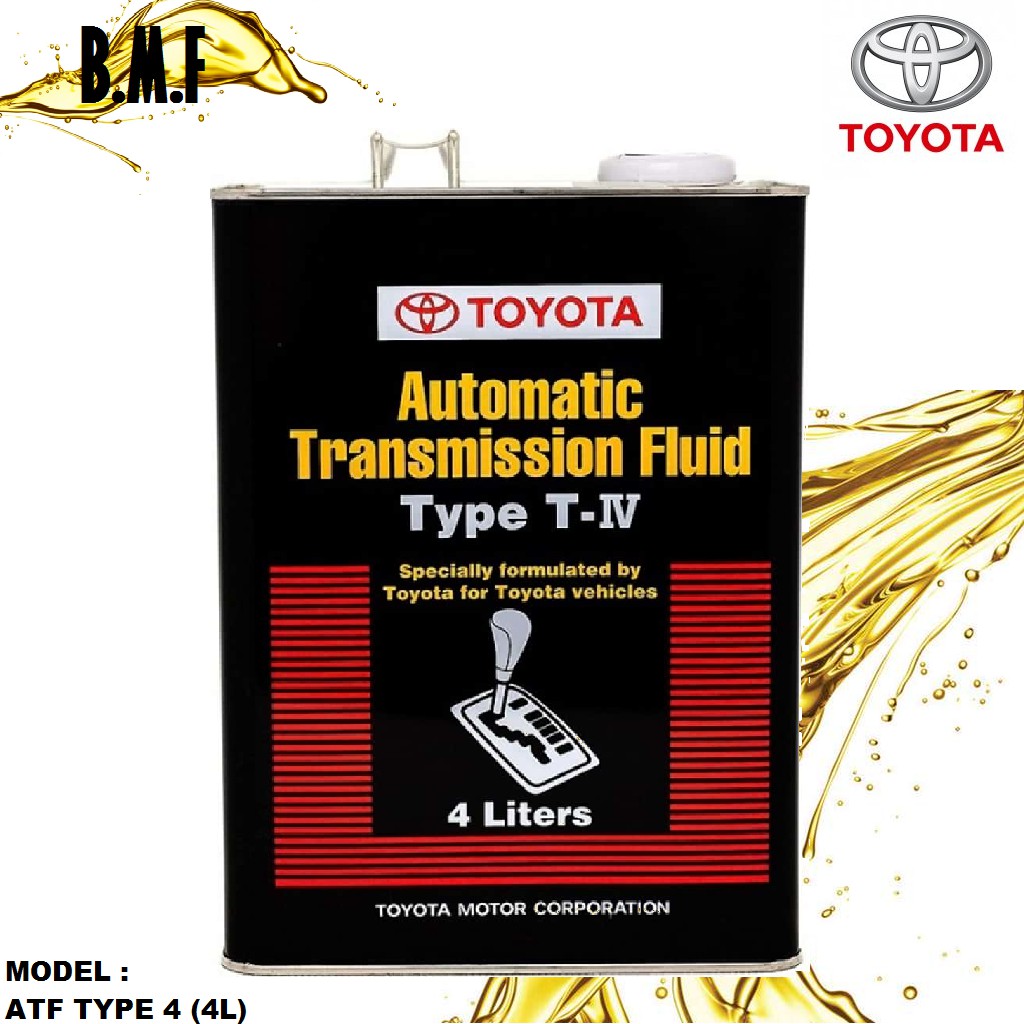 TOYOTA ATF TYPE- T-IV Automatic Transmission Fluid 4L | Shopee Malaysia