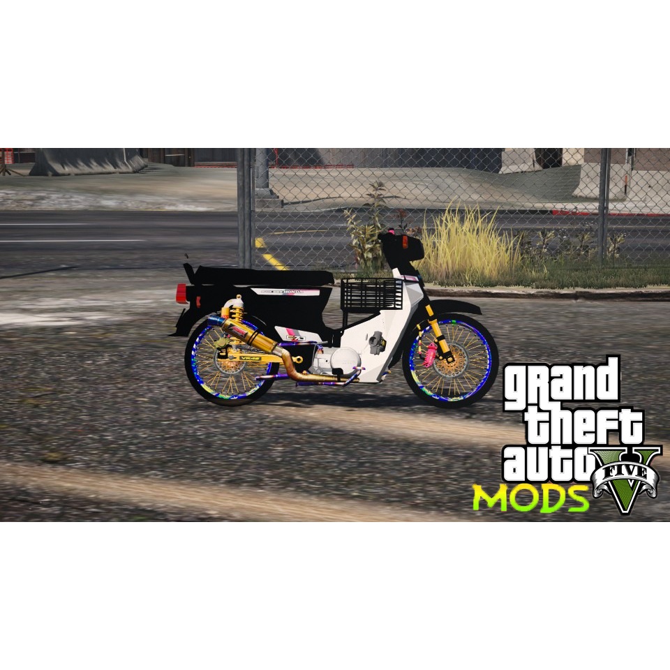 GTA V Mod Honda C70 GBO J Black (ADD ON/FIVEM Ready/PC ONLY) | Shopee ...