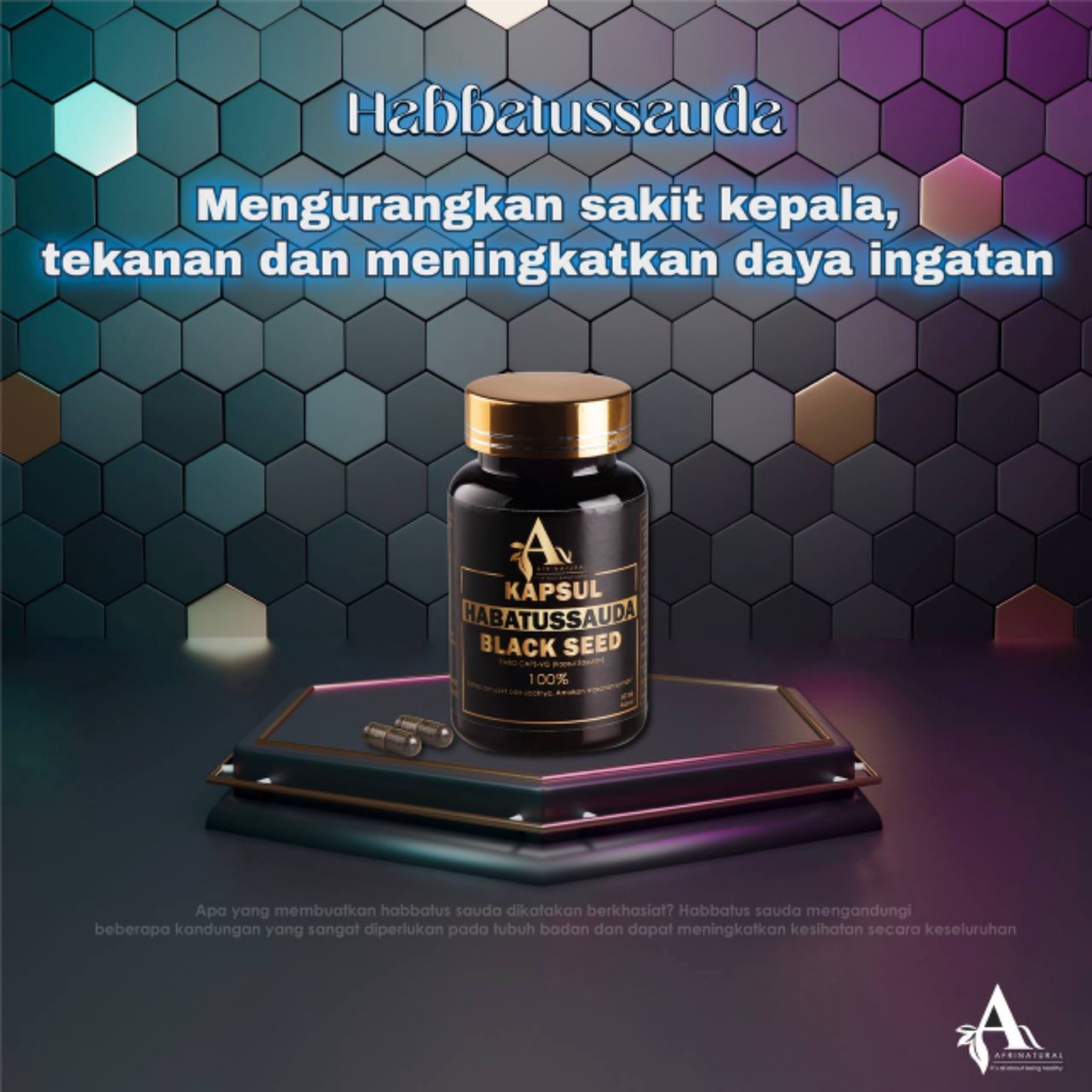 Habatus Sauda Kapsul Original Black Seeds Habbatussauda Capsule ...