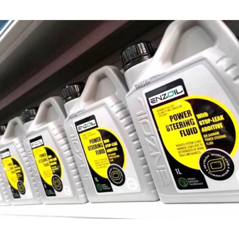 Enzoil power steering fluid (1 liter) with Stop-Leak Additive | Shopee ...