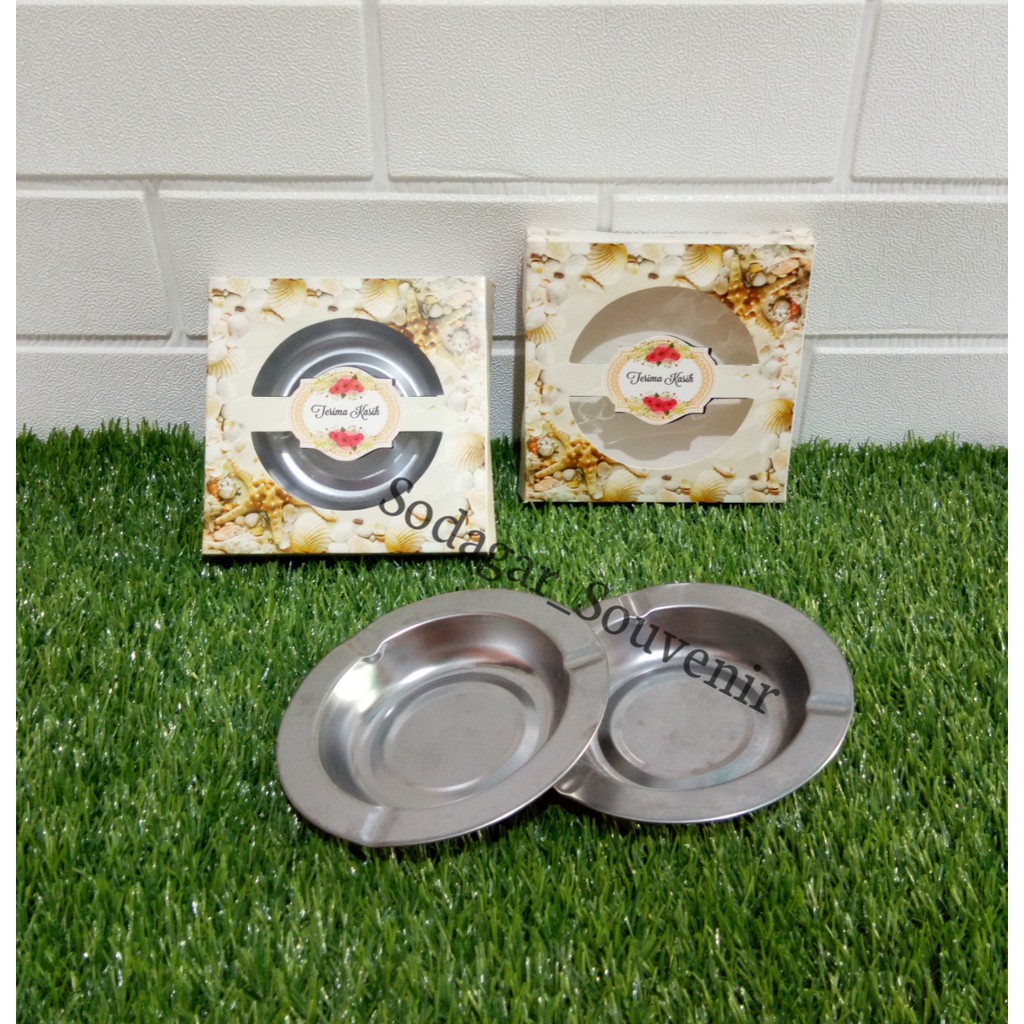 Souvenir Ashtray Stainless Box 50pcs | Shopee Malaysia