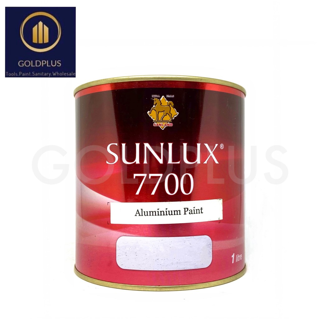 💥 1Lt SANCora SUNLUX 7700 Aluminium Paint Wood & Metal Cat Alas Kayu ...