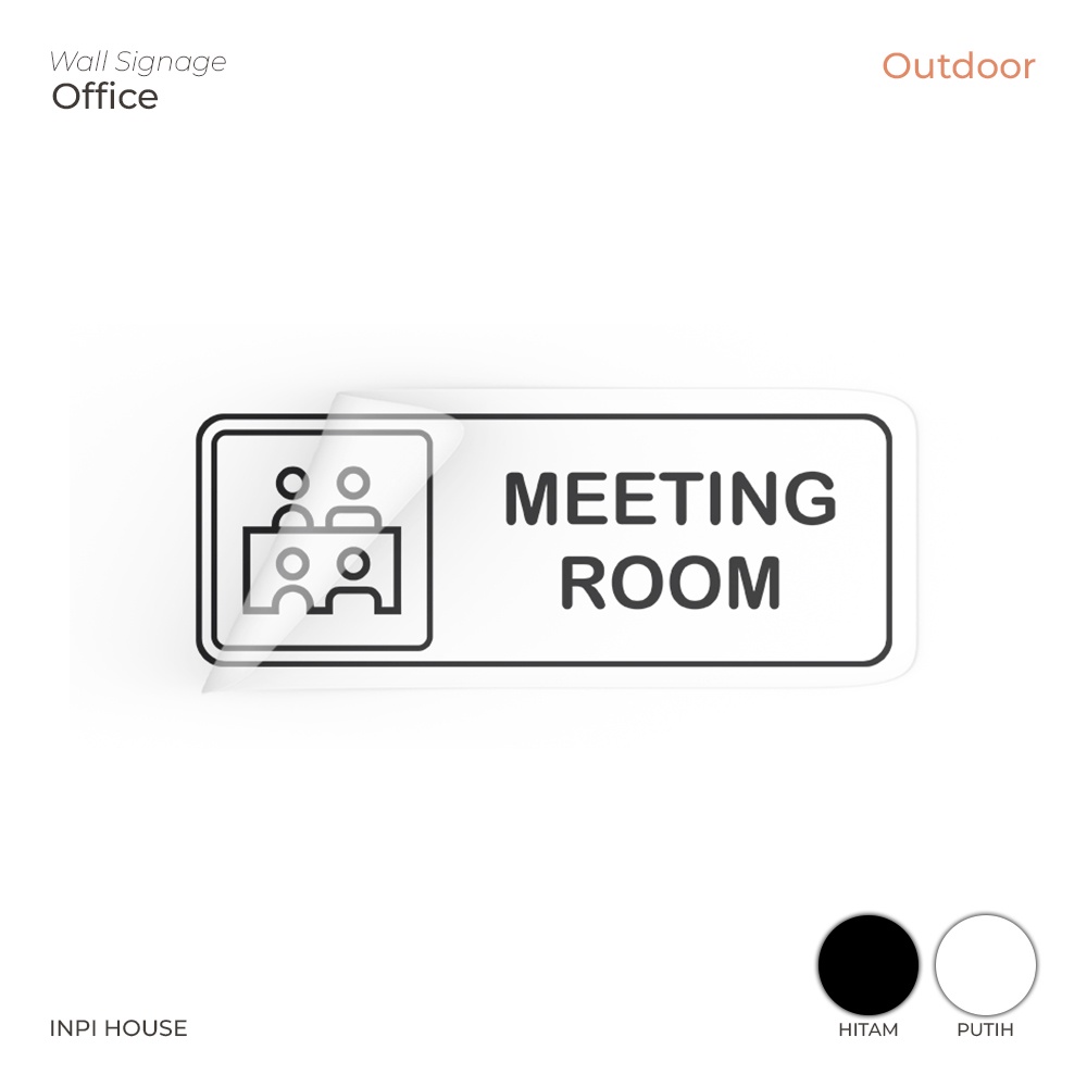 Meeting room sticker - meeting room Marker - Wall sticker - sticker ...