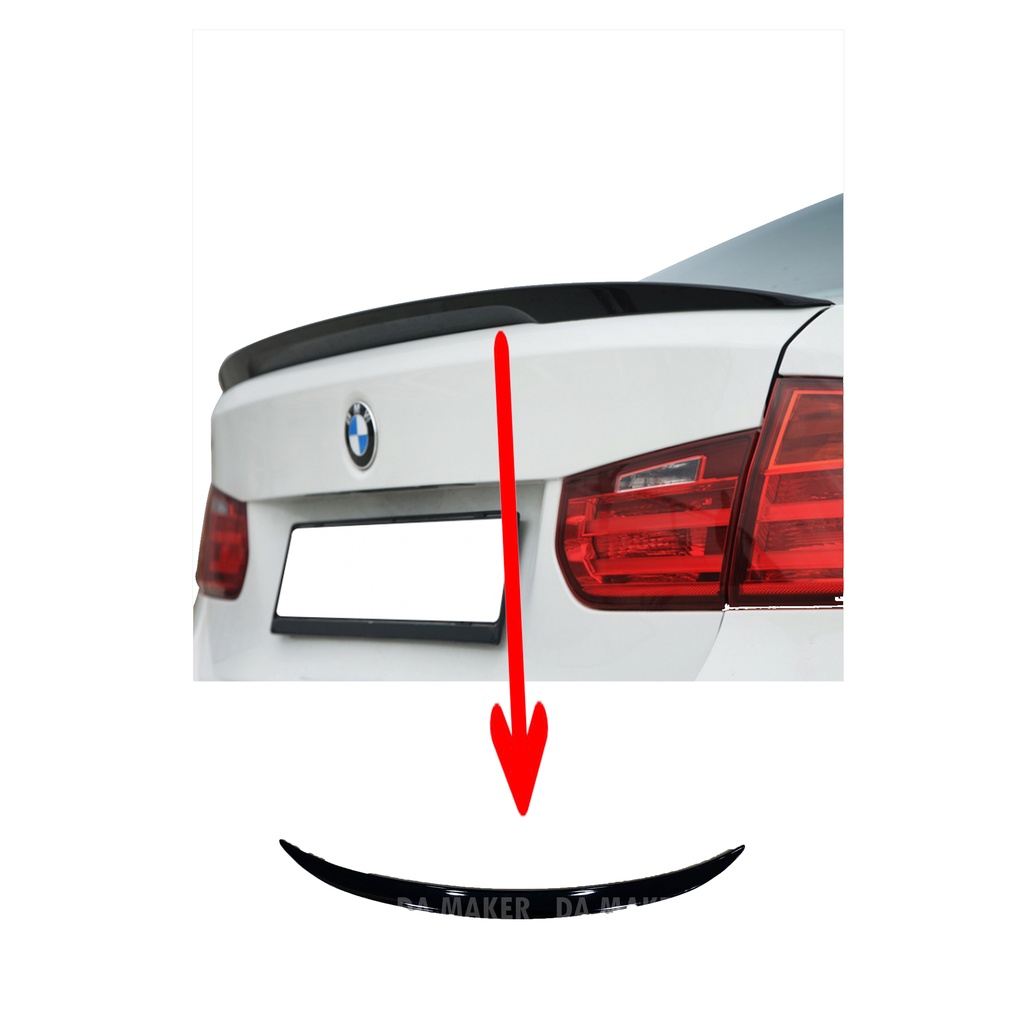 【READY STOCK] BMW F30 M PERFORMANCE MPERFORMANCE REAR SPOILER 3 SERIES ...