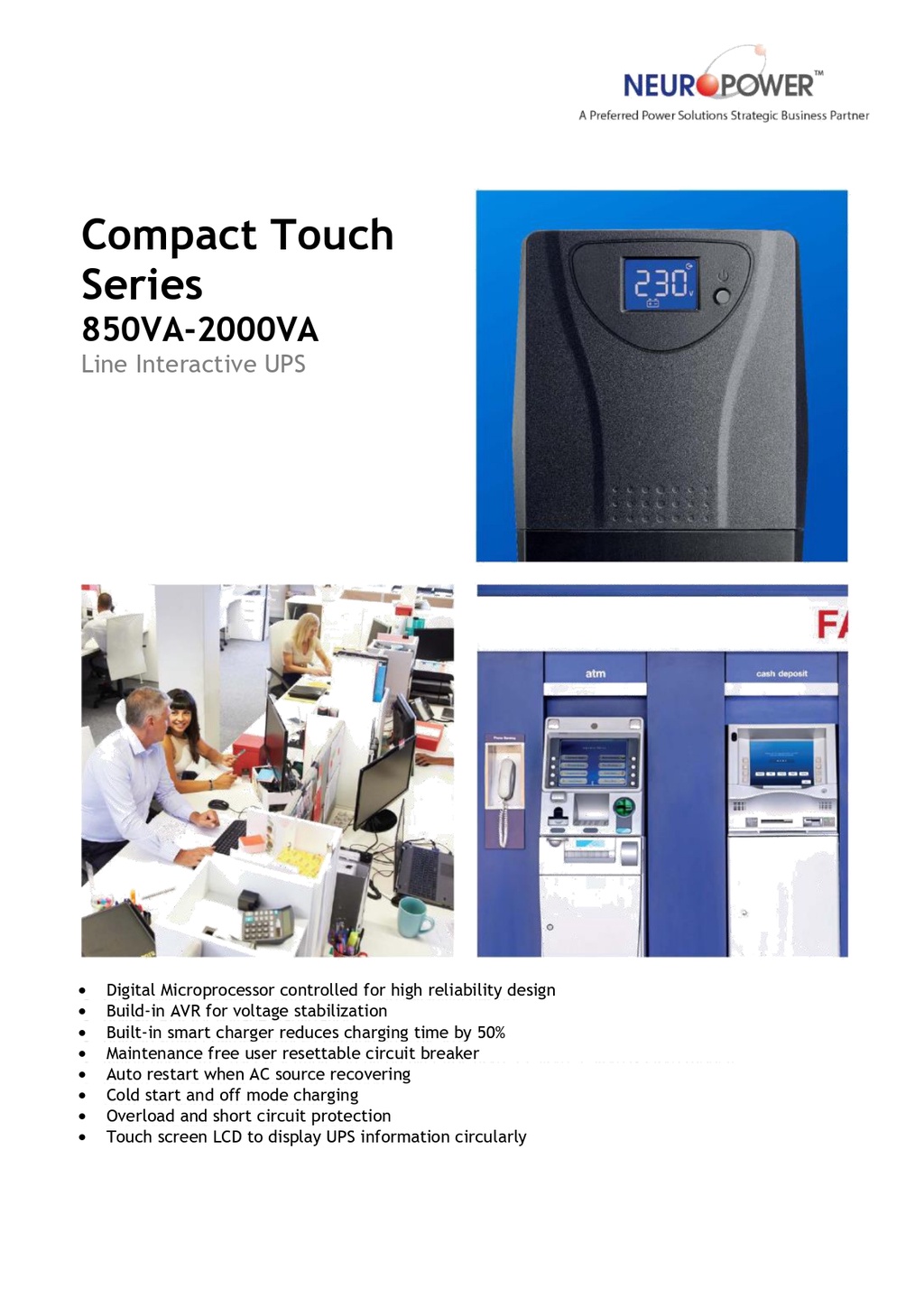 NEUROPOWER Compact Touch 850T USB UPS Port AVR | Shopee Malaysia
