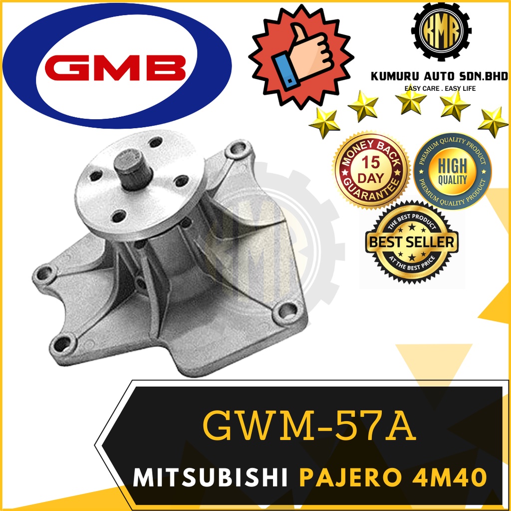 (1@pc) GMB Water Pump Mitsubishi Pajero 4M40 - GWM-57A | Shopee Malaysia