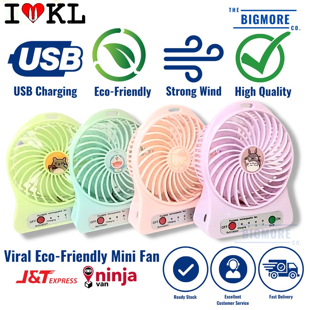 💙Clearance Sale💙 Hot Mini Fan USB Charging Fan Small Kipas Mobile Fan ...