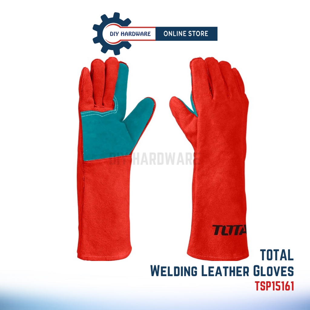 Total Welding Leather Gloves TSP15161 | Shopee Malaysia