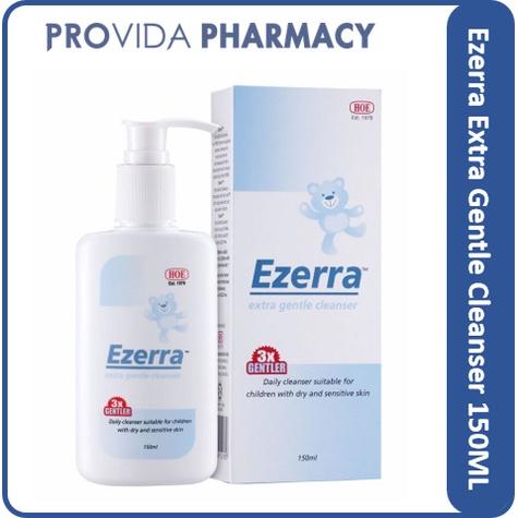 Ezerra Extra Gentle Cleanser 150ml (Exp: 12/2023)/ 500ml (Exp: 11/2024 ...