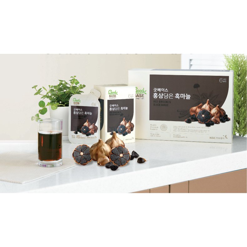GOOD BASE Korean Red Ginseng with Black Garlic 高丽参黑蒜饮 [EXP: December ...