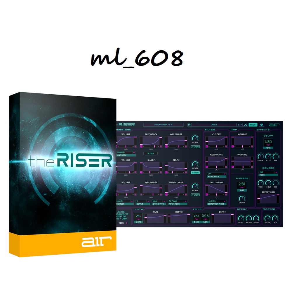 Air Music Tech TheRiser [VST, AAX] (WINDOWS) | Shopee Malaysia