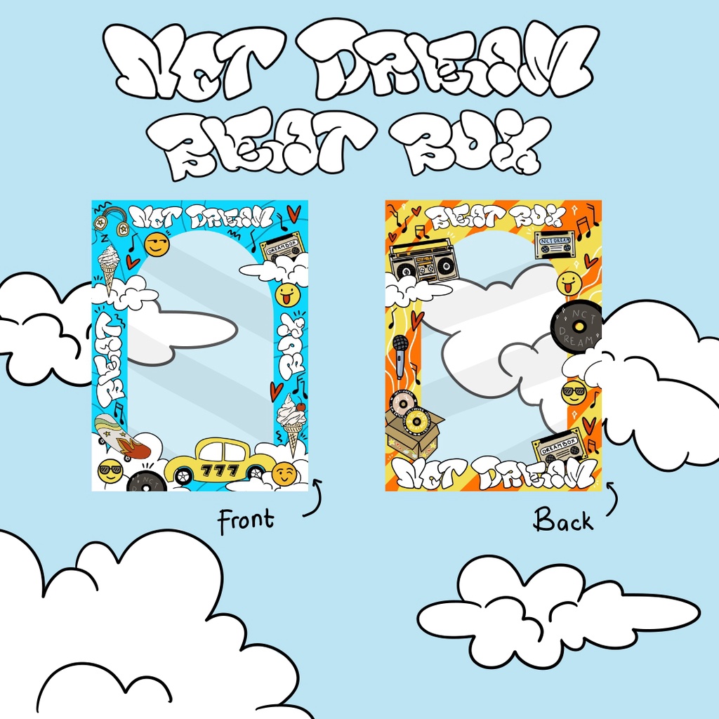 Piggybank- NCT Dream Beat Box Toploader Photocard Deco & Sticker ...
