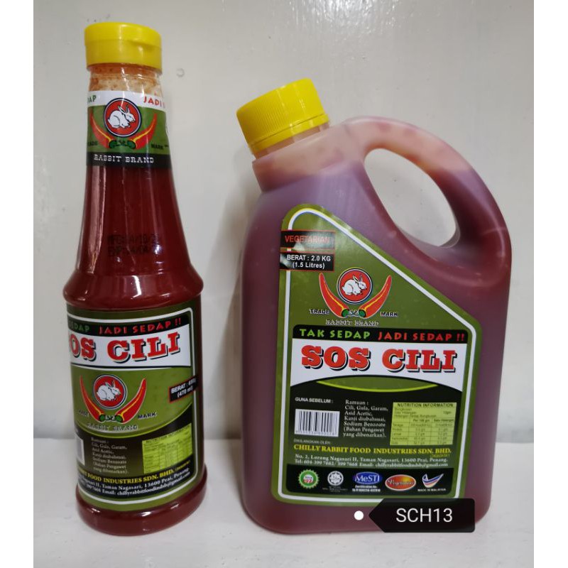 Rabbit brand chilli sauce / 白兔牌辣椒酱/ sos cili /兔标/ chilly rabbit ...