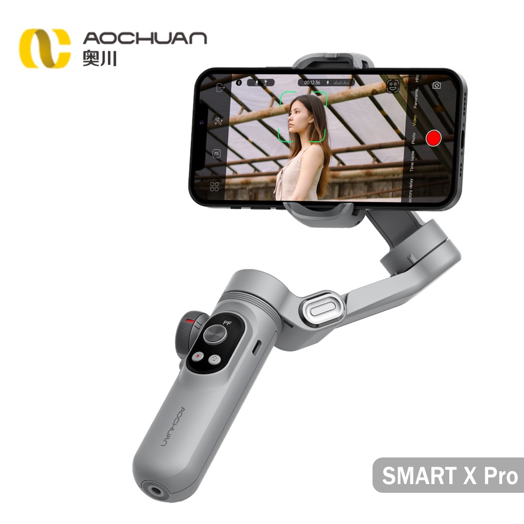 AOCHUAN Smart X Pro Smartphone Gimbal 3-Axis Handheld Stabilizer with ...