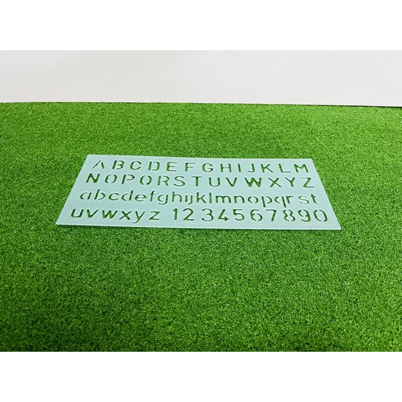 Plastic ABC Stencil Plate (Art/Drawing/Kids Learning) + Free Gift ...