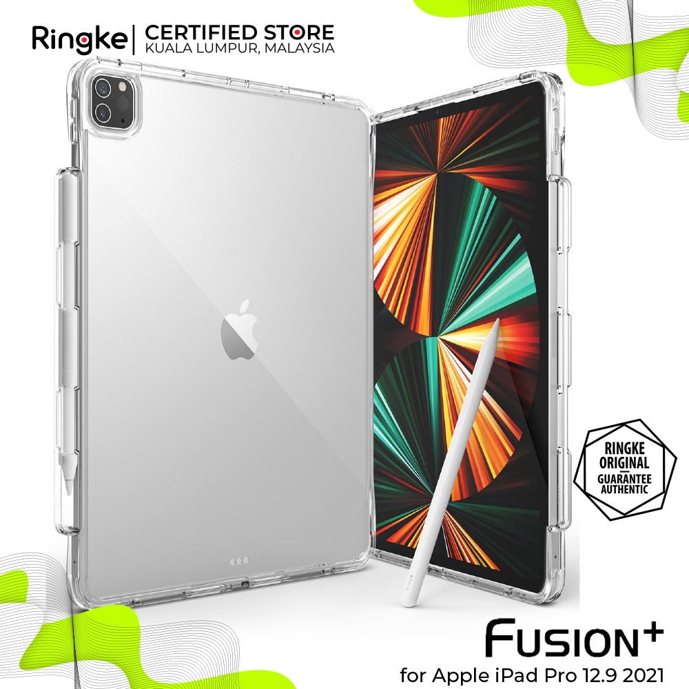 Ringke® FUSION iPad Pro 12.9 2022/ 2021/ 2020 Transparent Hard Back ...