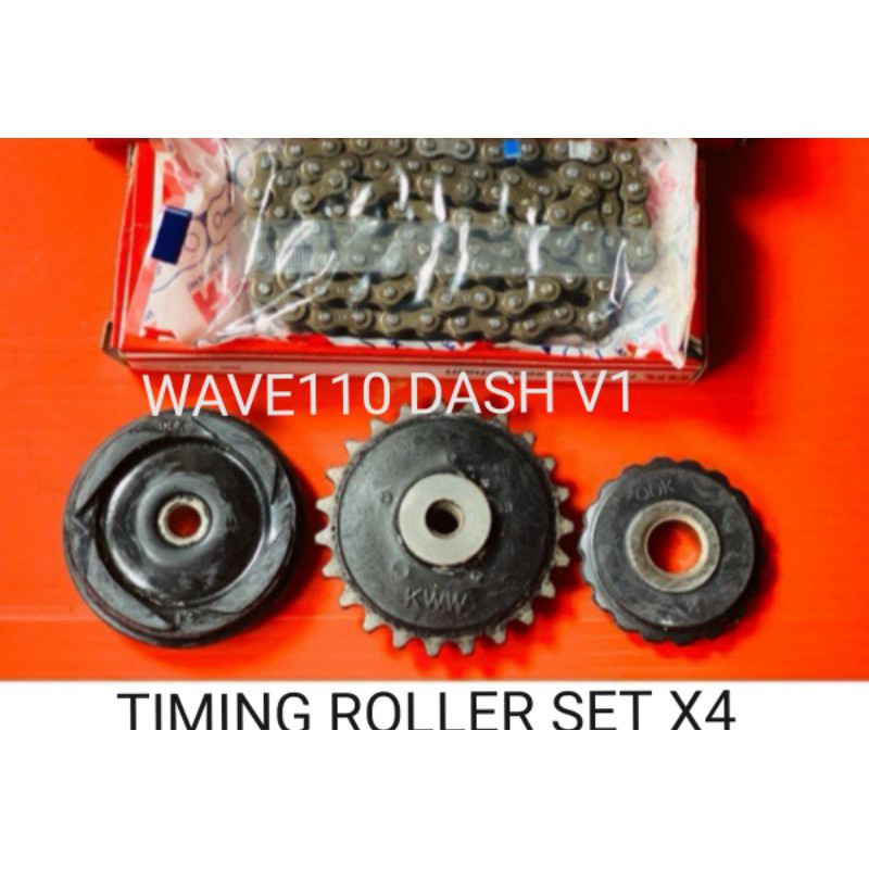 WAVE110 SR DASH V1 TIMING ROLLER SET TIMING CHAIN KIT X6 | Shopee Malaysia