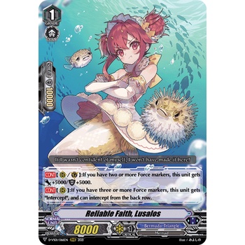 Cardfight Vanguard D-VS01/066EN Reliable Faith, Lusalos Bermuda Triangle RRR (ENGLISH) | Shopee ...