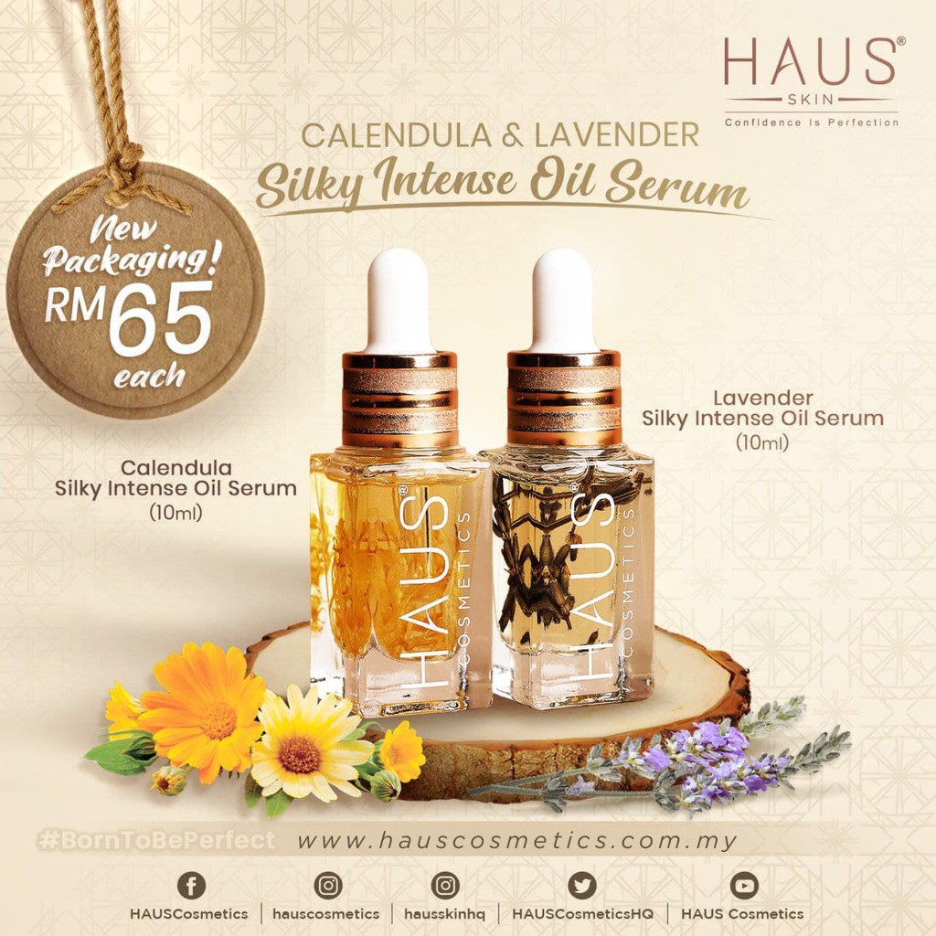 Serum Intense Oil Serum Dengan Wajah Baru Haus | Shopee Malaysia