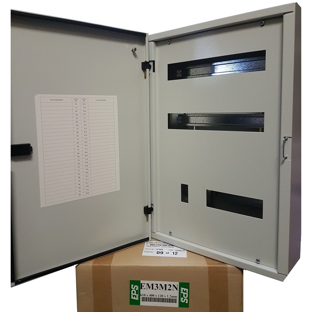 EPS Metal Clad MCB Box (EPS EM3-2N 3Row 45Way/ EM3M2N 3Row 38Way Can ...