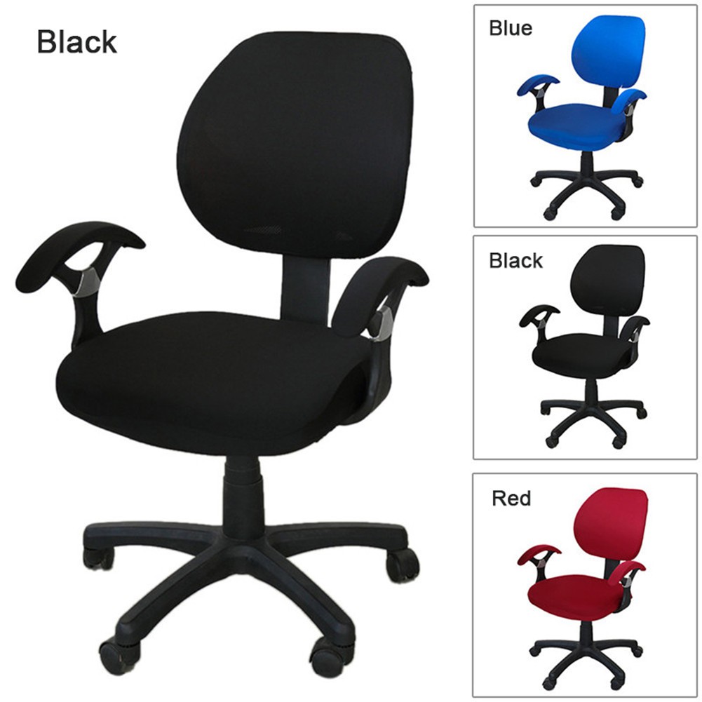 Office Separated Chair Cover Swivel Chair Computer Armchair Protector ...