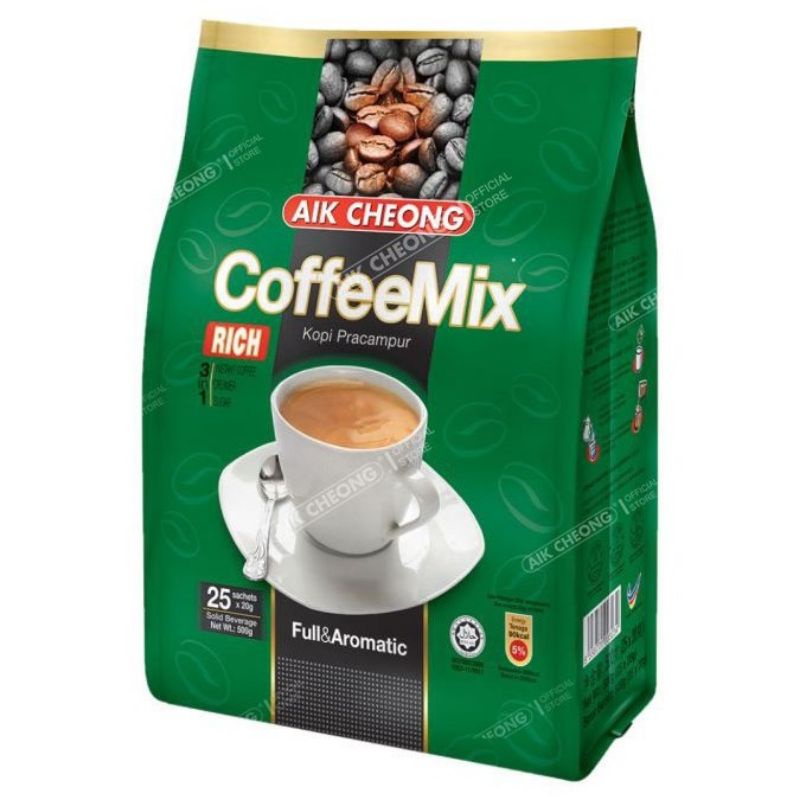Aik Cheong Instant Coffee Mix 3in1#Regular/rich/brown sugar/no sugar | Shopee Malaysia