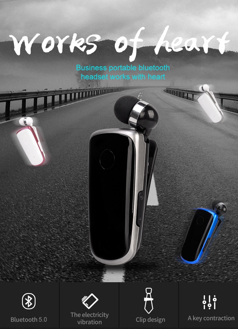 Wireless Earphone Bluetooth 10 Hours Of Music Time, K39, With ...