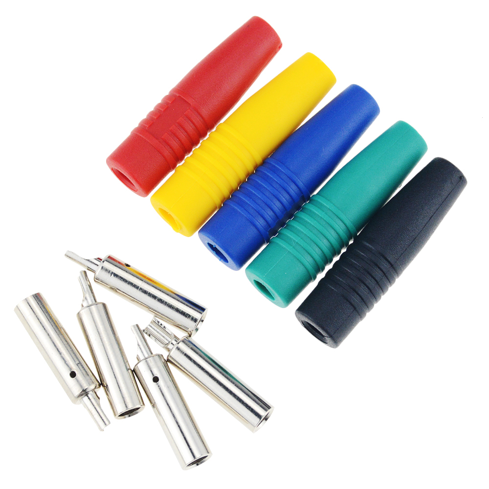 10PCS 10A 4mm Banana Female Jack Solder Plug Connector 4mm Banana ...