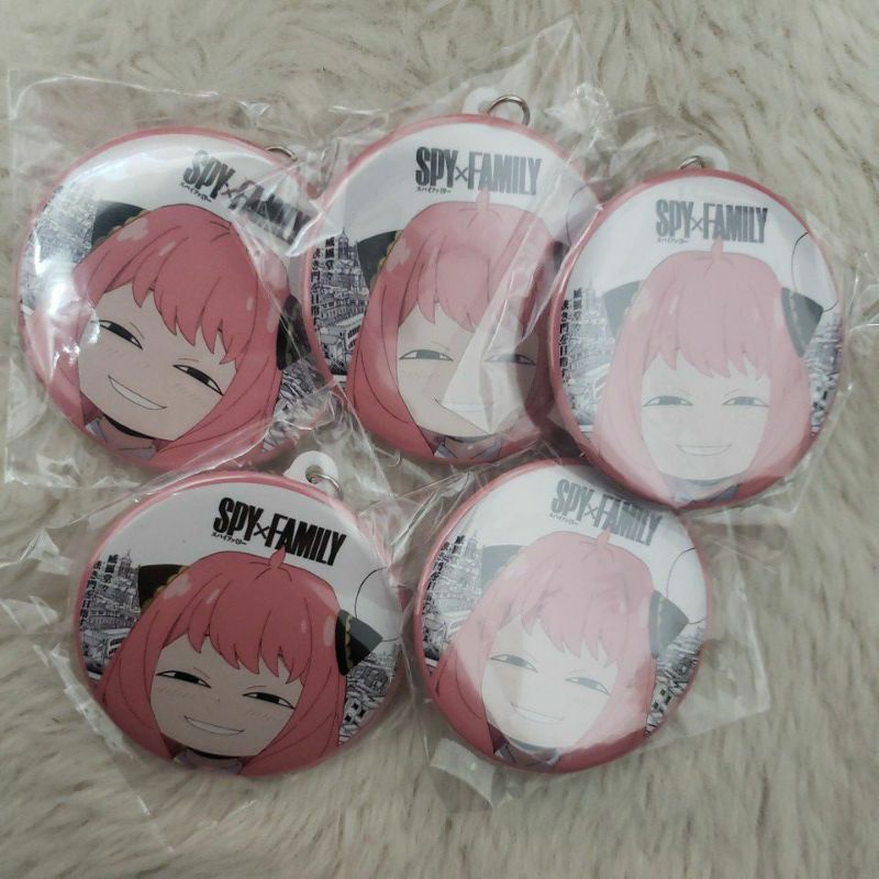 (READY STOCK)SPYxFAMILY Anya Forger anya anime keychain badge | Shopee ...