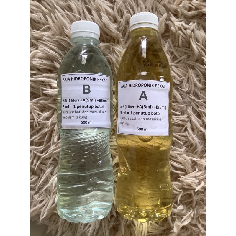 Set Baja AB 500 ml + 500ml Baja AB Hidroponik di kedah | Shopee Malaysia