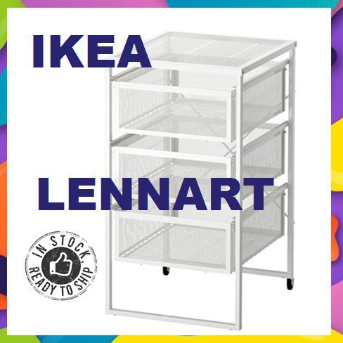🔥READY STOCK🔥 IKEA LENNART Drawer unit, white | Shopee Malaysia