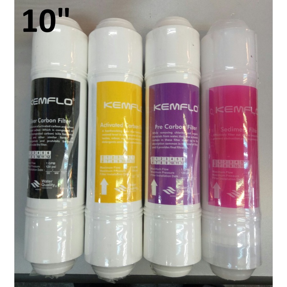 KEMFLO 4 IN 1 WATER FILTER (1SET 4PCS) | Shopee Malaysia