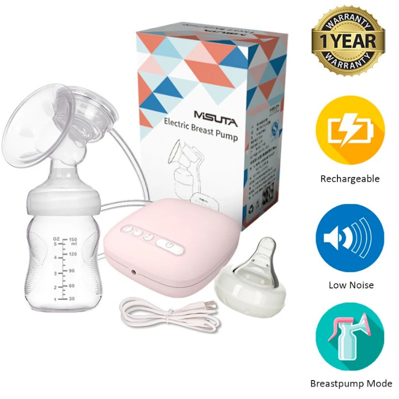 Ready Stock MISUTA Electric Breast Pump Automatic Milking BreastPump ...