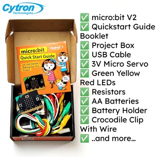 Microbit Quick Start Kit Untuk Sekolah RBT STEM Coding Lengkap Buku ...