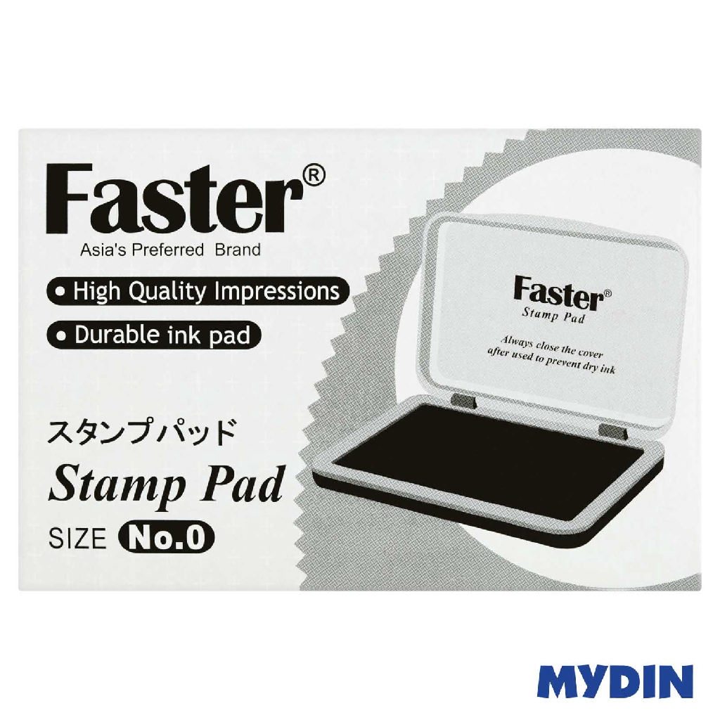 Faster Stamp Pad No 0 - 2 Variants | Shopee Malaysia