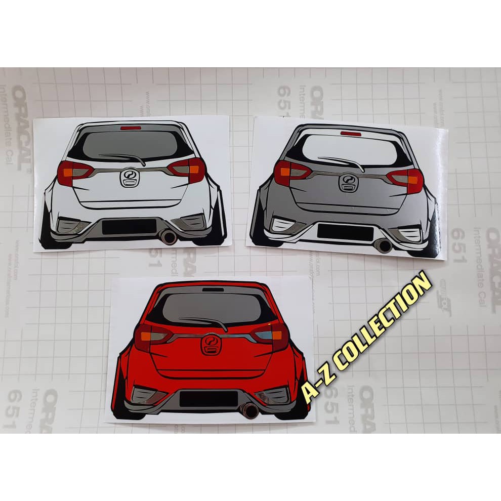 [Ready Stock]PERODUA NEW MYVI YEAR 2017 REAR SHAPE&WORDS HIGH GRADE ...