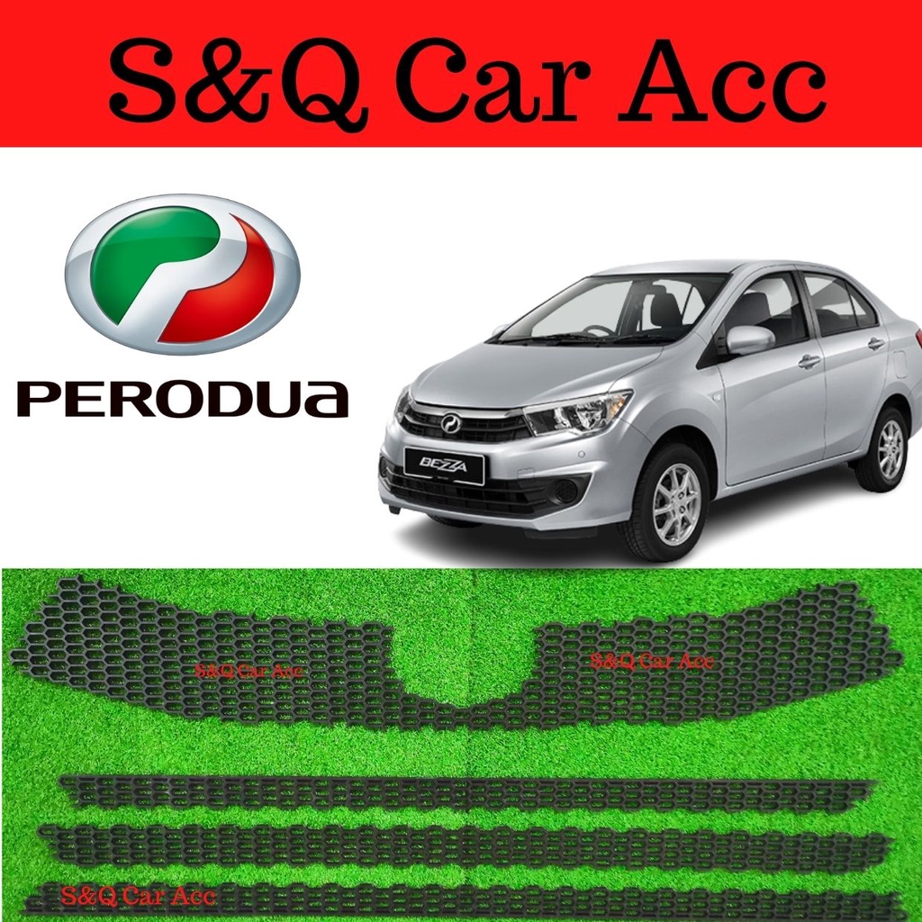 Perodua Bezza Old 2016-2019 Honeycomb Grill/Grill Honeycomb | Shopee ...