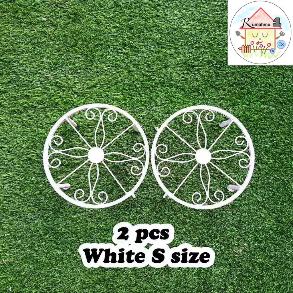[𝗥𝗲𝗮𝗱𝘆 𝗦𝘁𝗼𝗰𝗸]Flower Pot Stand/ Garden Wire Metal Rack Flower Pot Plant ...