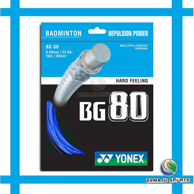 Yonex BG80 / BG80 Power 0.68mm Badminton String - 100% Original - PM for Colors | Shopee Malaysia