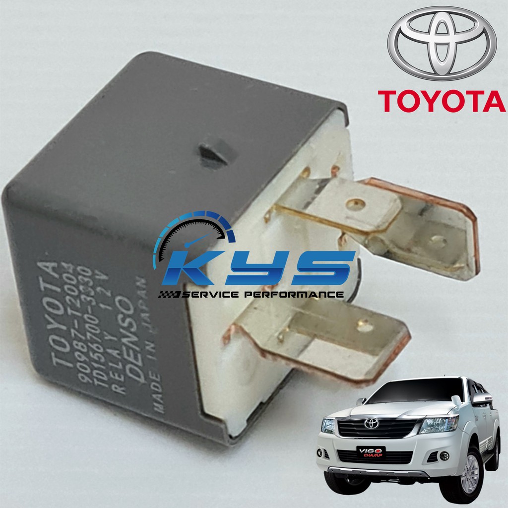 DENSO JAPAN # HEAD LAMP POWER RELAY (4 PINS) # TOYOTA HILUX VIGO,AVANZA ...