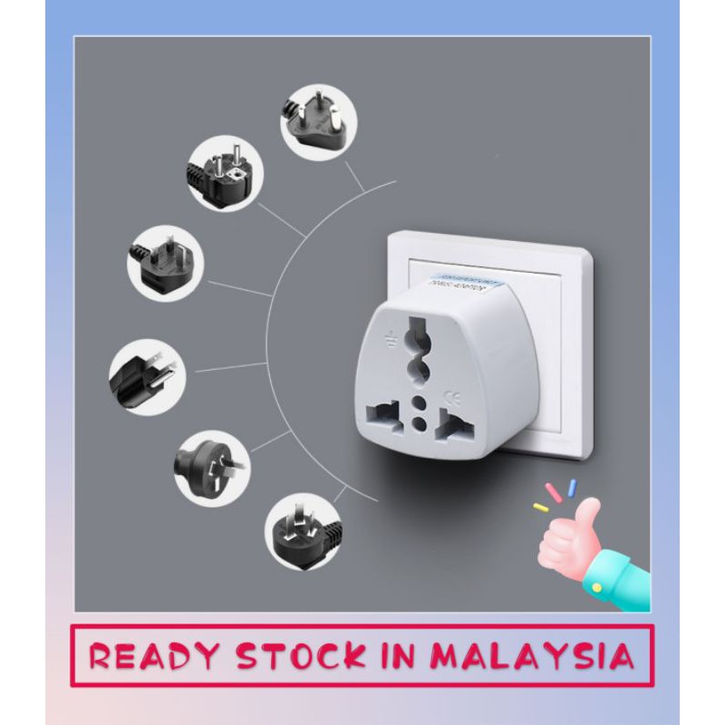 [READY STOCK] HIGH QUALITY TOURISM CONVERSION PLUG UNIVERSAL TRAVEL UK ...