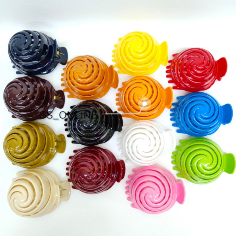 Ready Stock Sanggul Siput XL 10cm Big Hair Clip Plastic Hair Bun Maker ...