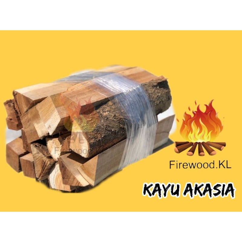 Firewood akasia 9" kayu keras | Shopee Malaysia